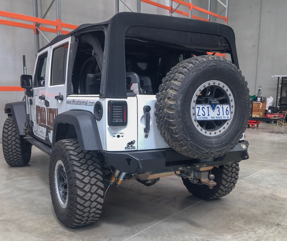 Rear bumper, Jeep Wrangler JK 07-2018 | Recurve