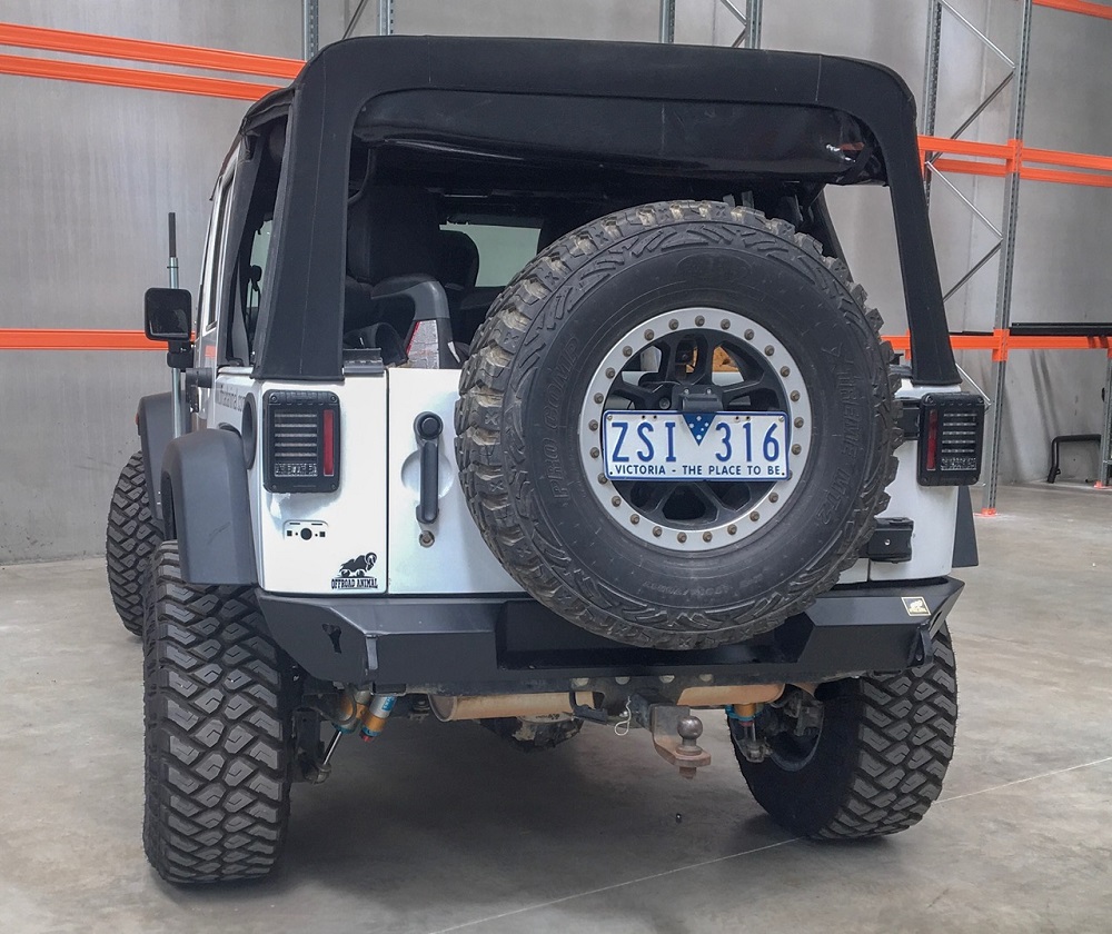 Rear bumper, Jeep Wrangler JK 07-2018 | Recurve