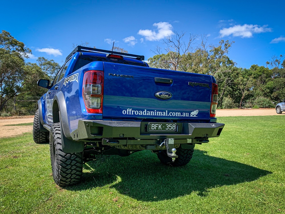 Rear Bar, bumper, Ford Raptor Ranger PX 2018-2022 | Recurve