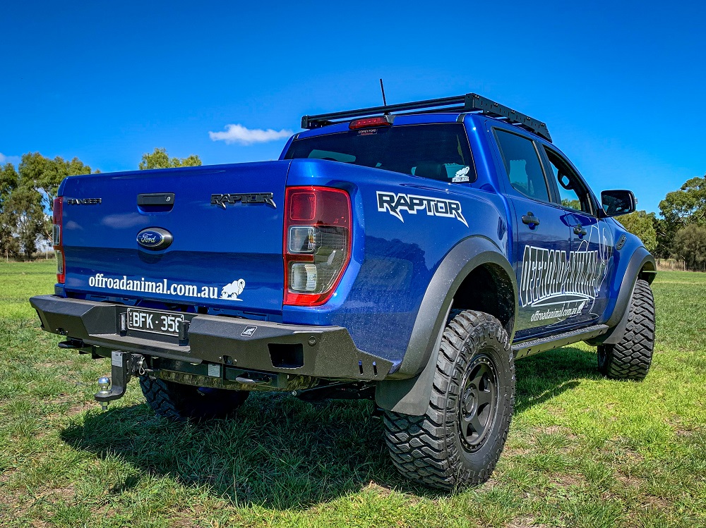 Rear Bar, bumper, Ford Raptor Ranger PX 2018-2022 | Recurve