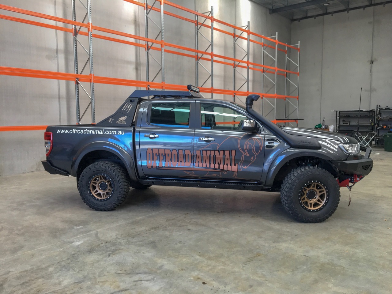 Roof Rack to suit Offroad Animal Chase Rack, Ford Ranger, 2011-2020 ...